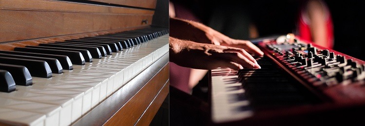 acoustic vs digital750 - Piano Theory Exercises